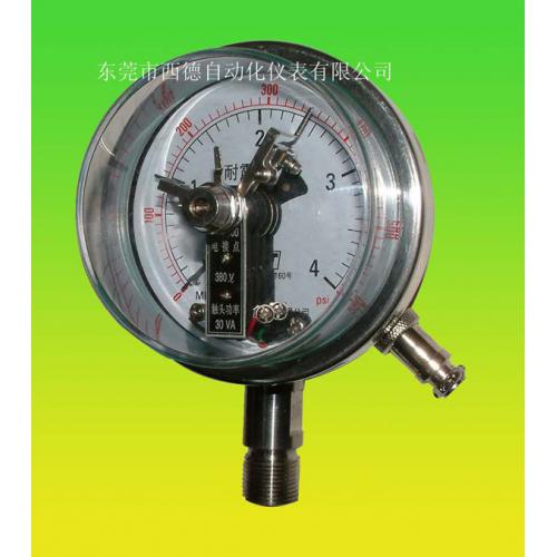 全不锈钢电接点压力表(YXC-100BF) - 东莞市西德仪表科技有限公司 - 化工设备网