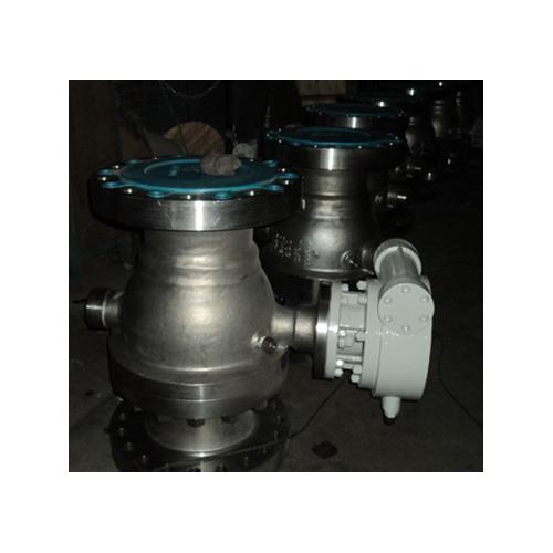 不锈钢蜗轮法兰固定式球阀(Q347F-16P/R/RL) - 博球不锈钢球阀 - 化工设备网